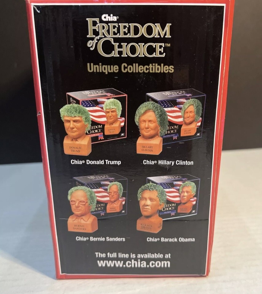 Donald Trump CHIA HEAD Freedom Collection: Grow Your Candidate NEW! | eBay