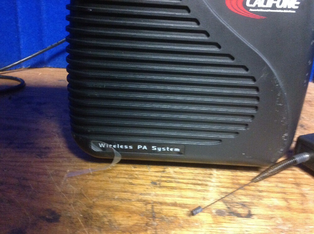 Califone Wireless PA System PA Pro PA-10A | eBay