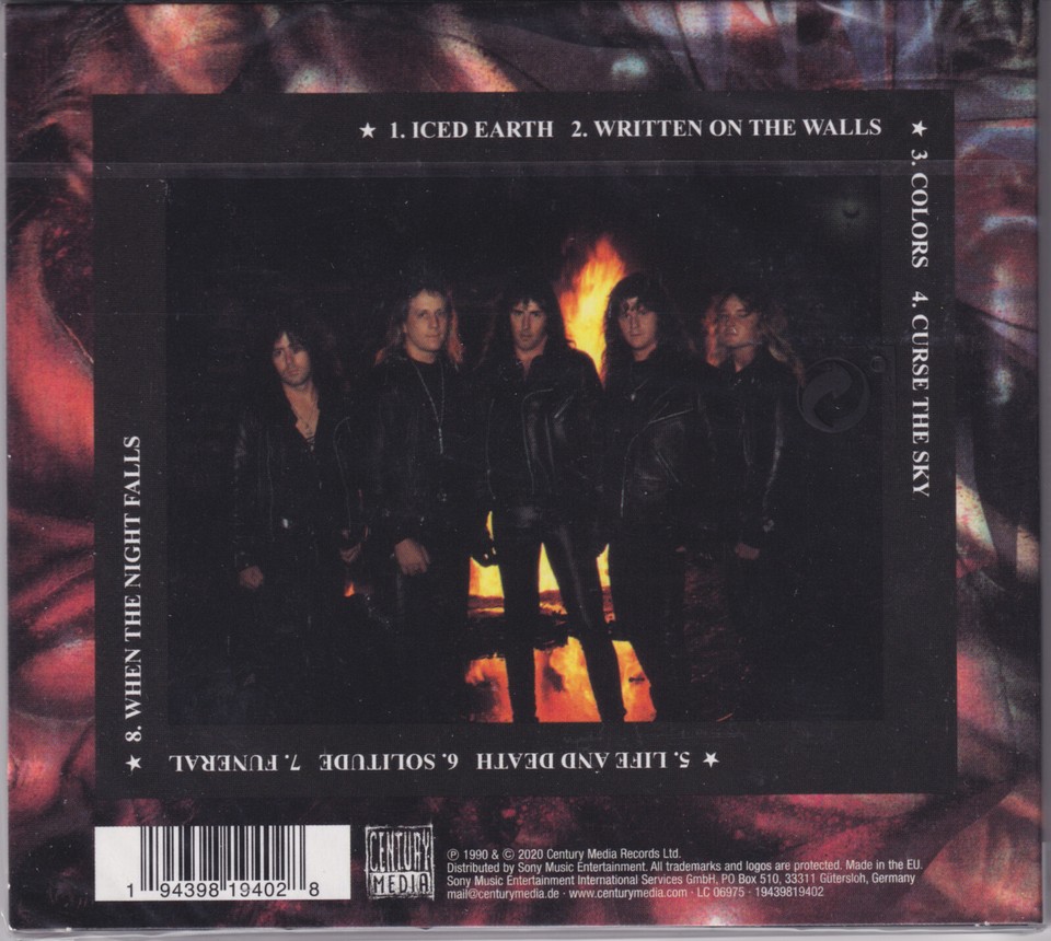 Iced Earth 1990 CD - Iced Earth (Digi 30th Anniversary Ed. 2020 ...
