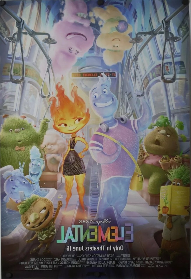 Elemental - original DS movie poster - 27x40 D/S - FINAL 2023 | eBay
