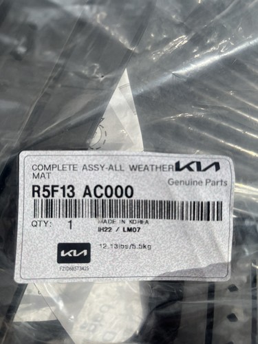 2021 Kia Sorento All Weather Floor Mats R5f13 Ac000 for sale online | eBay