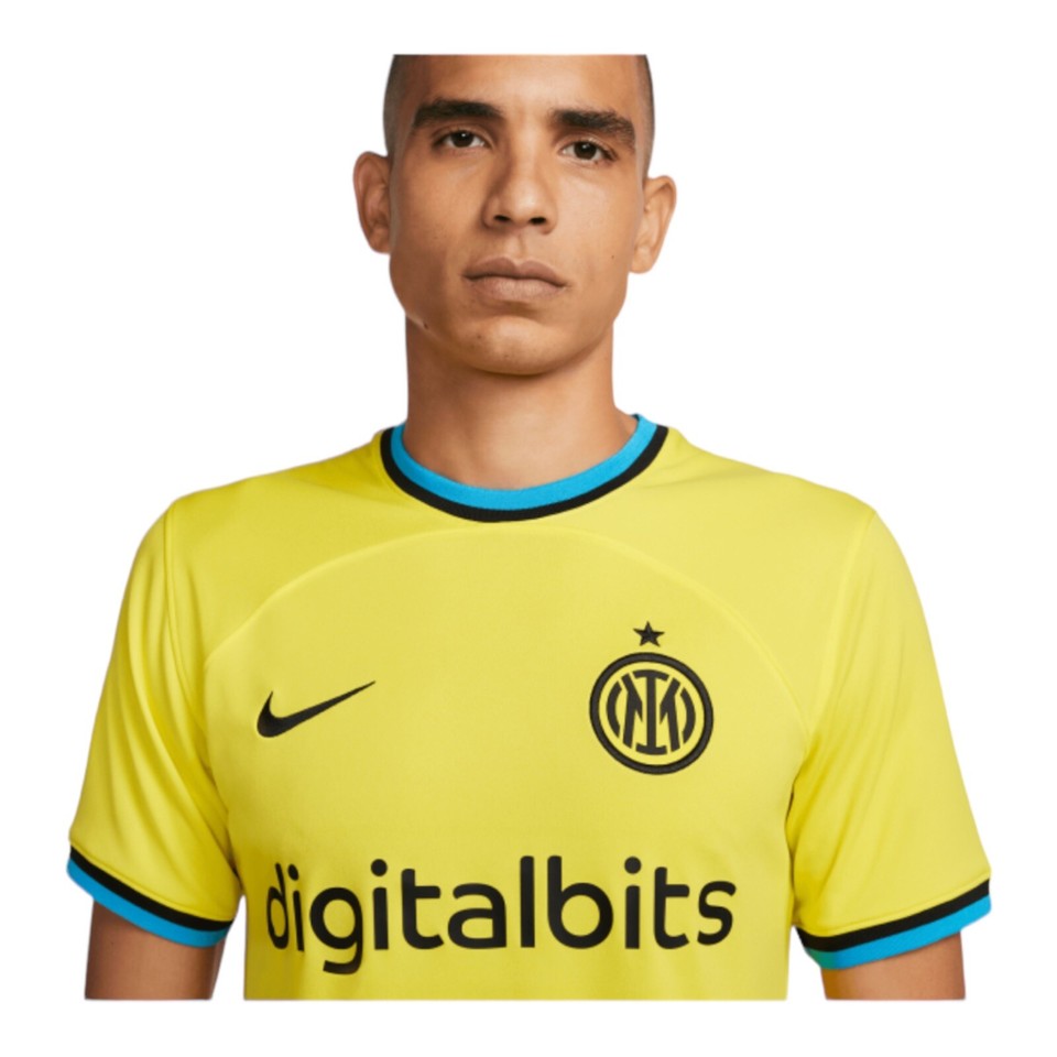 Nike Inter Milan Mens SS Third Shirt 2022/23 Yellow (DN2714) Sz 3XL | eBay