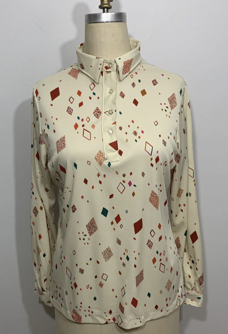 Vintage Top 1960s Mid Century Modern Medium - Gem