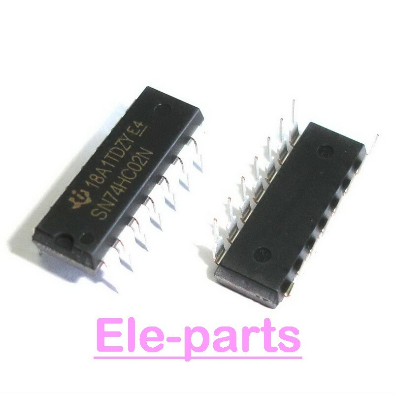 50 PCS SN74HC02N DIP-14 74HC02N 74HC02 Quadruple 2-Input Positive-NOR ...