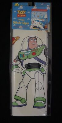 Toy Story Jumbo Stick Ups Wall Decals New Made in USA for kids room ...