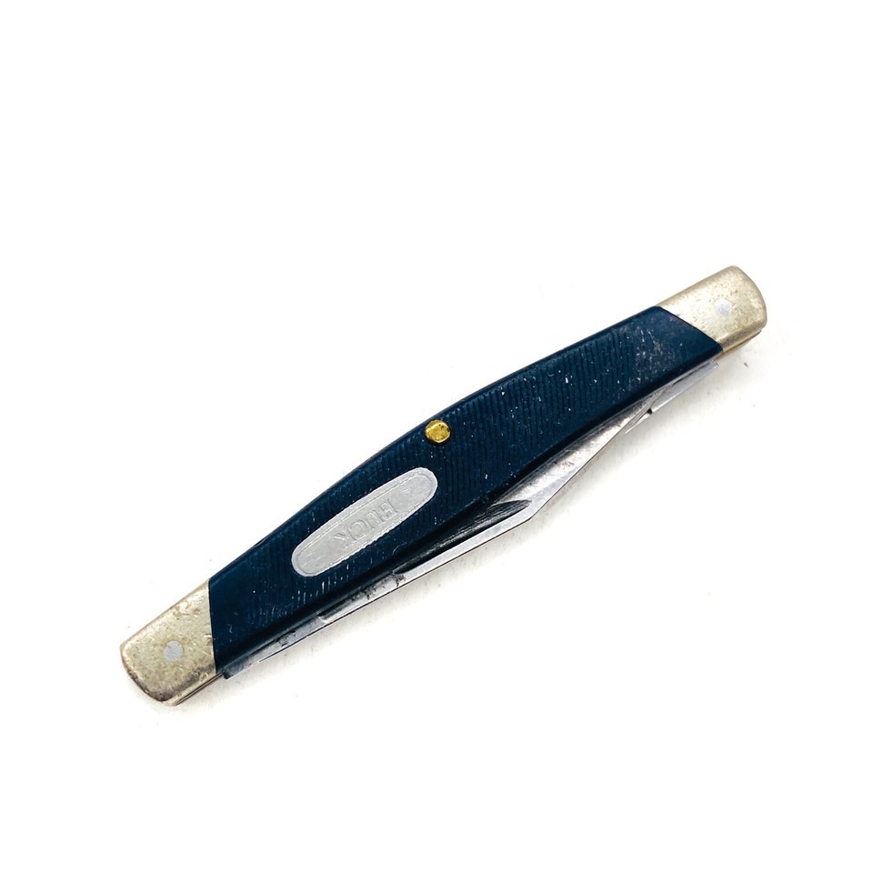 Vintage Buck 305 Lancer 2-Blade Folding Pocket Knife, Black, Pre Date ...