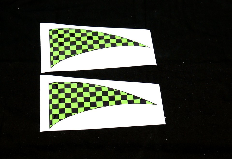 Checkered Starburst Graphics Decals RC Plane Airplane | eBay