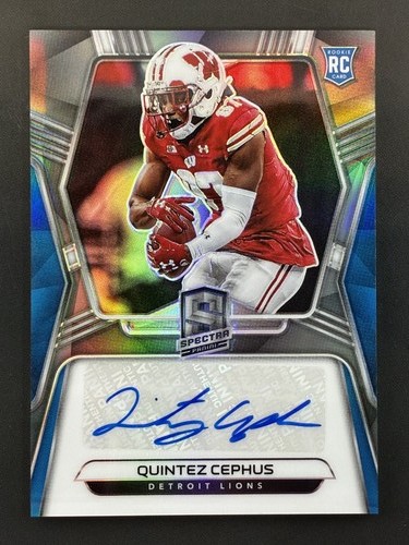 2020 Panini Spectra #13 Quintez Cephus Rookie Autographs #/199 | eBay