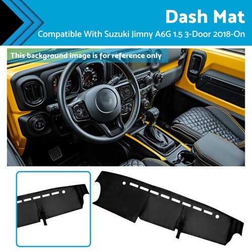 Dash Mat Anti-Slip Microfiber Leather Suitable For Suzuki Jimny A6G 3 ...
