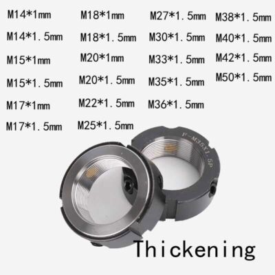 1pcs M14 M15 M17 M18 M20-M50 F-type Non-slip Nuts Precision Lock Nut ...