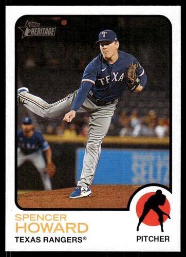 2022 Topps Heritage High Number Spencer Howard Texas Rangers #649 | eBay