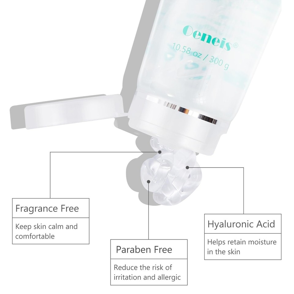Hydrating Microcurrent Conductive Gel, Fragrance-Free, Paraben-Free ...