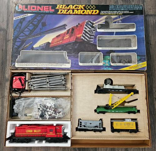 Lionel 6-11702 O Gauge Black Diamond Diesel Train Set | eBay