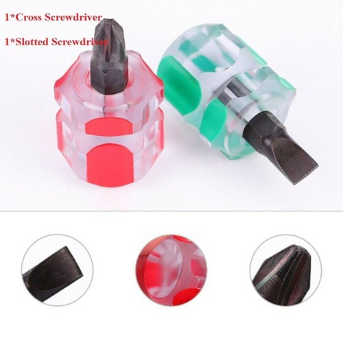 Compact and Portable Mini Short Stubby Cross Screwdriver for Travel Use ...
