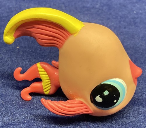 Littlest Pet Shop LPS #643 Angel Fish OCEAN Pink Yellow Blue 2007 ...