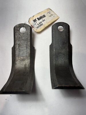 2 QTY - Bobcat 6664495 Replacement Bi-Directional Tiller Tine Roto ...
