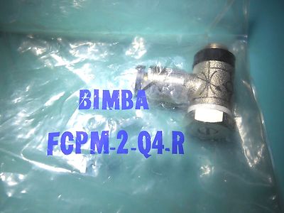BIMBA FCPM-2-Q4-R METRIC FLOW CONTROL VALVE G1/8 PORT 10 BAR MAX PSI ...