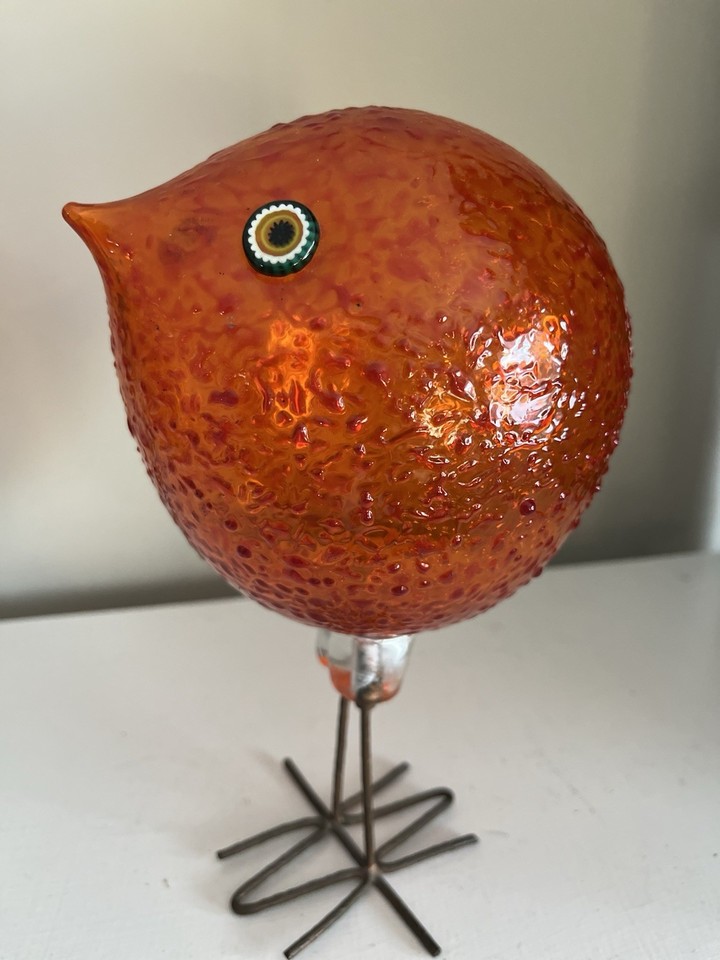 Alessandro Pianon Vistosi Italy 1960s Pulcino/Pulcini Bird Glass ...