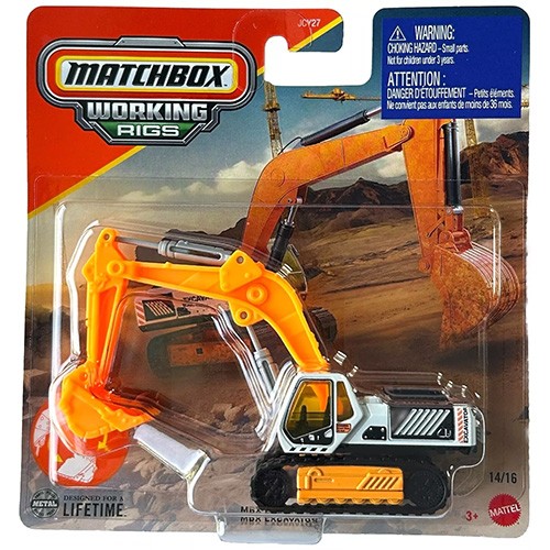 Matchbox Working Rigs Metal Vehicle - MBX EXCAVATOR [JBX80] 14/16 - New ...