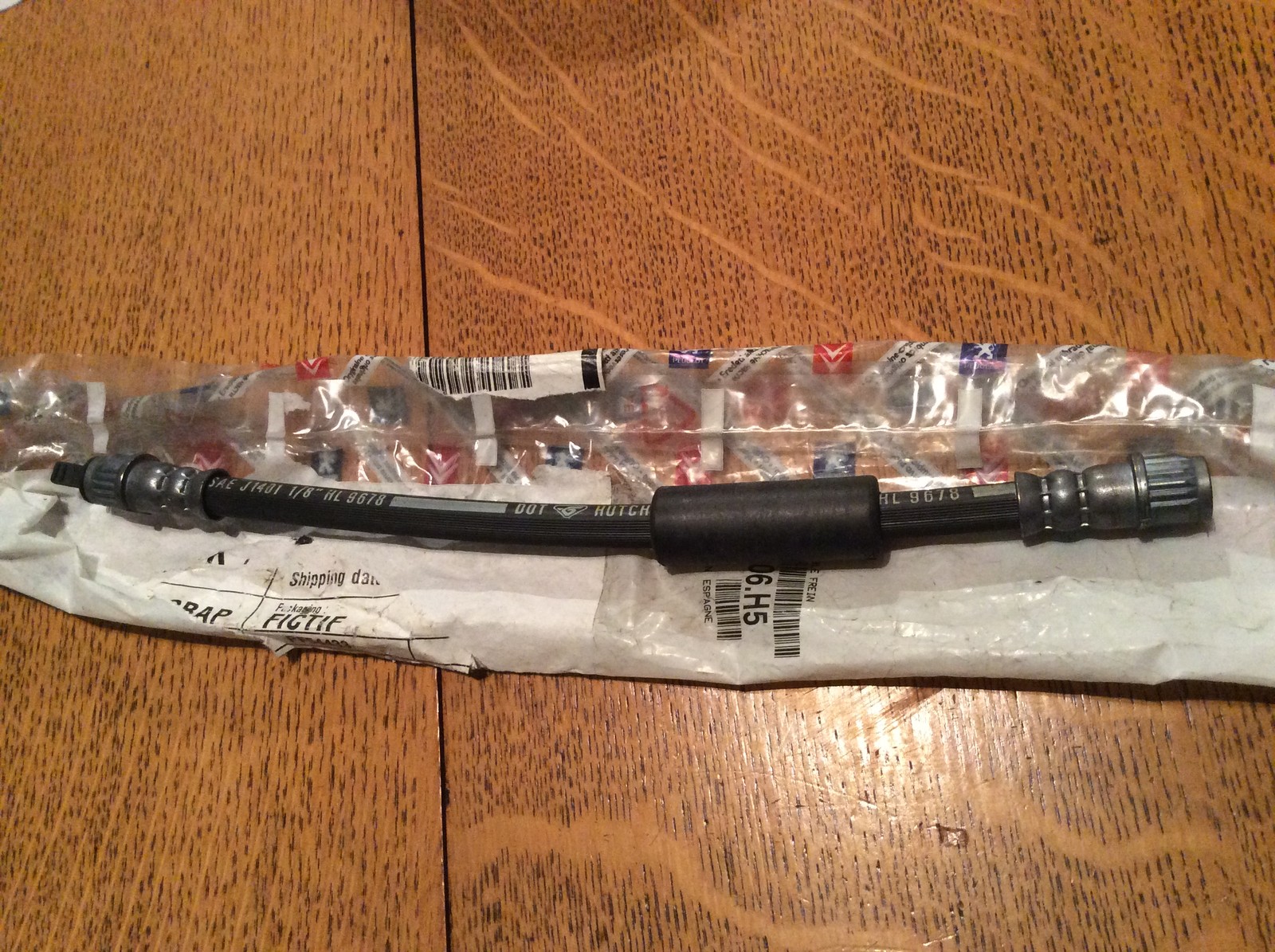 Genuine Peugeot Expert 3 Citroen Dispatch Rear Brake Hose 240MM Part ...