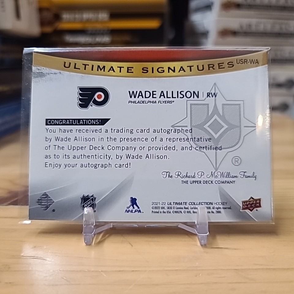 Wade Allison 2021-22 Ultimate Collection Signatures Rookies #USRWA RC ...