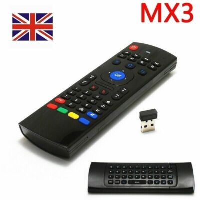 MX3 2.4G Wireless Remote Control Keyboard Air Mouse for MXQ Android ...