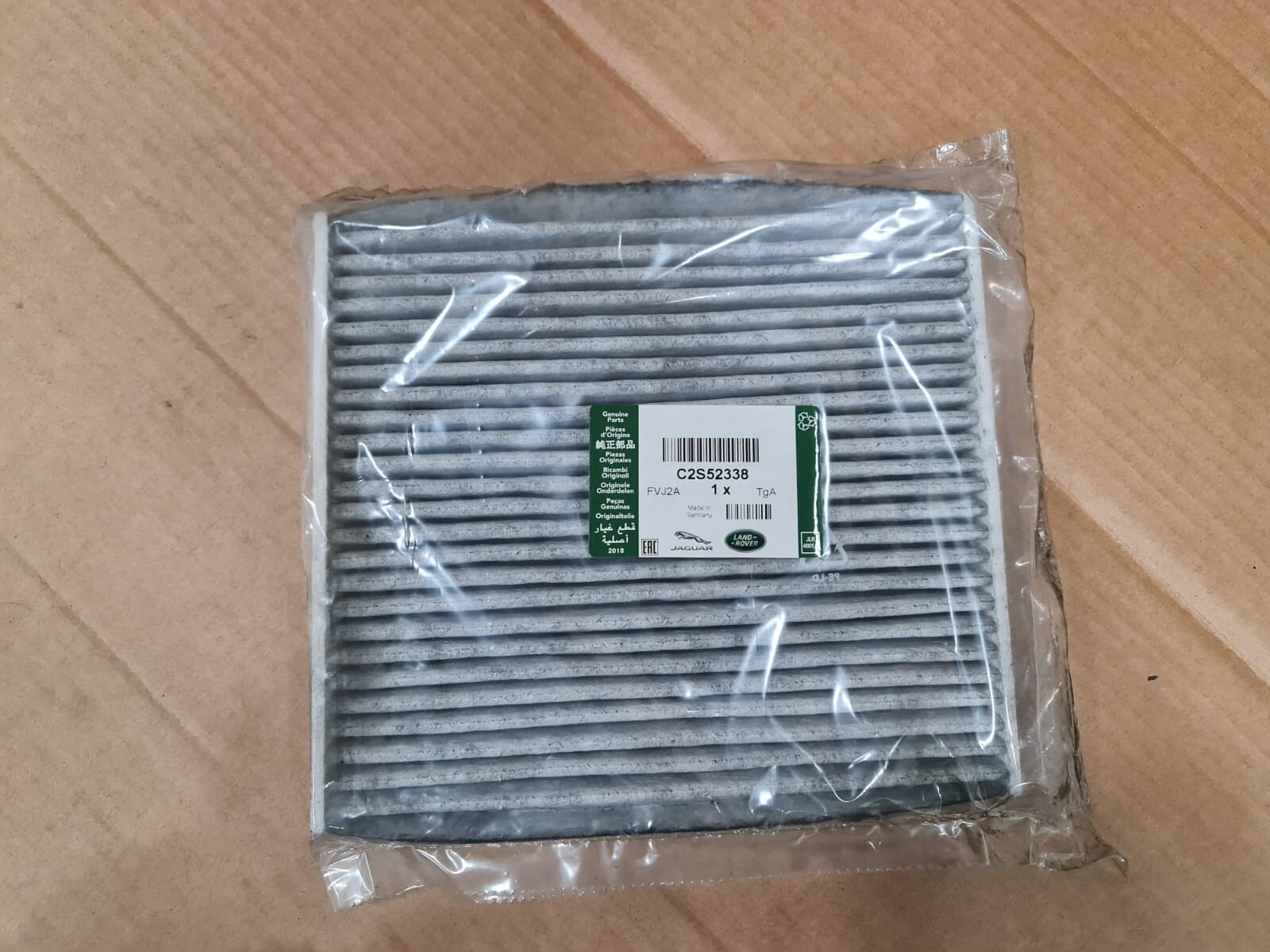 Jaguar F-pace X761 Air Particulate Filter C2S52338 OEM for sale online ...