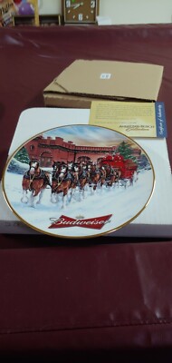 Budweiser Anheuser-Busch 2006 Holiday Plate Collector Plate by Jeff ...