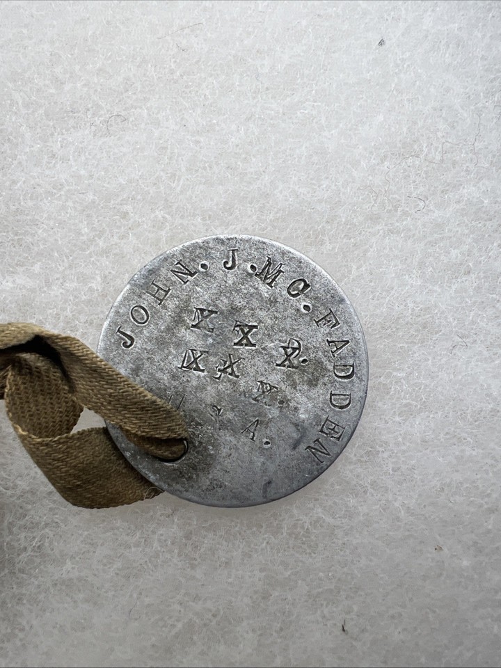 WW1 US Army Dog Tag Set With String Cord (AA994 | eBay