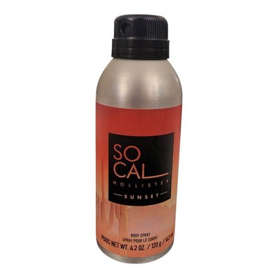 New ~ SO CAL HOLLISTER SUNSET Cologne Body Spray - 4.2 oz | eBay