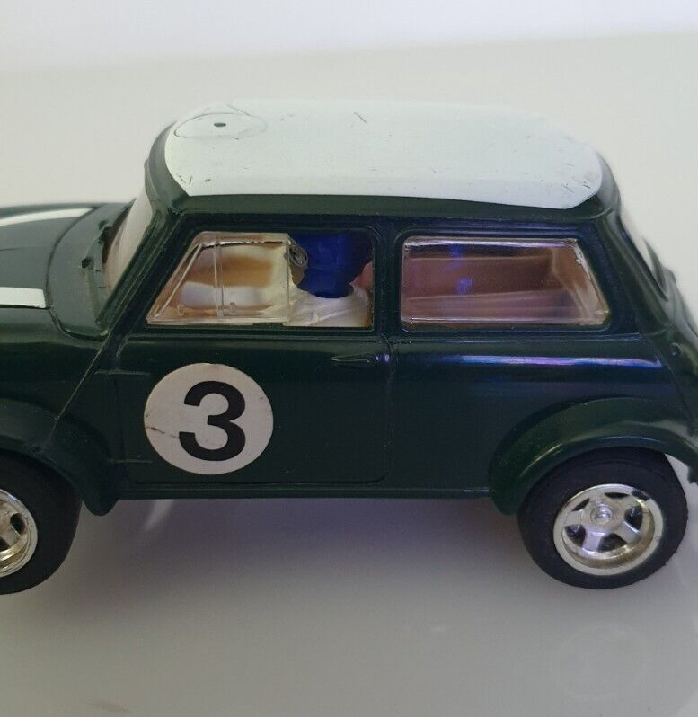 Scalextric Austin Mini Cooper C7 Green 1:32 Slot Car in *VGC* | eBay UK