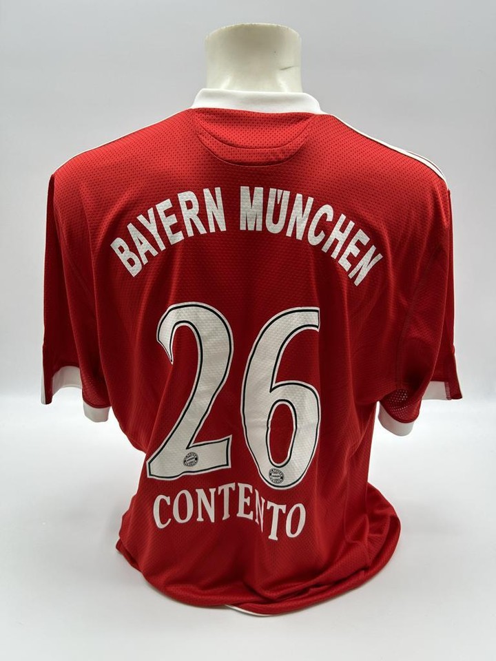 Maglia Bayern Monaco Diego Contento Firmata Adidas FCB COA Autografo XL ...