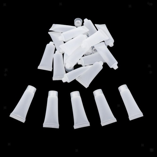 20pcs Empty Plastic Tubes Bottles Vials Clear | eBay Australia