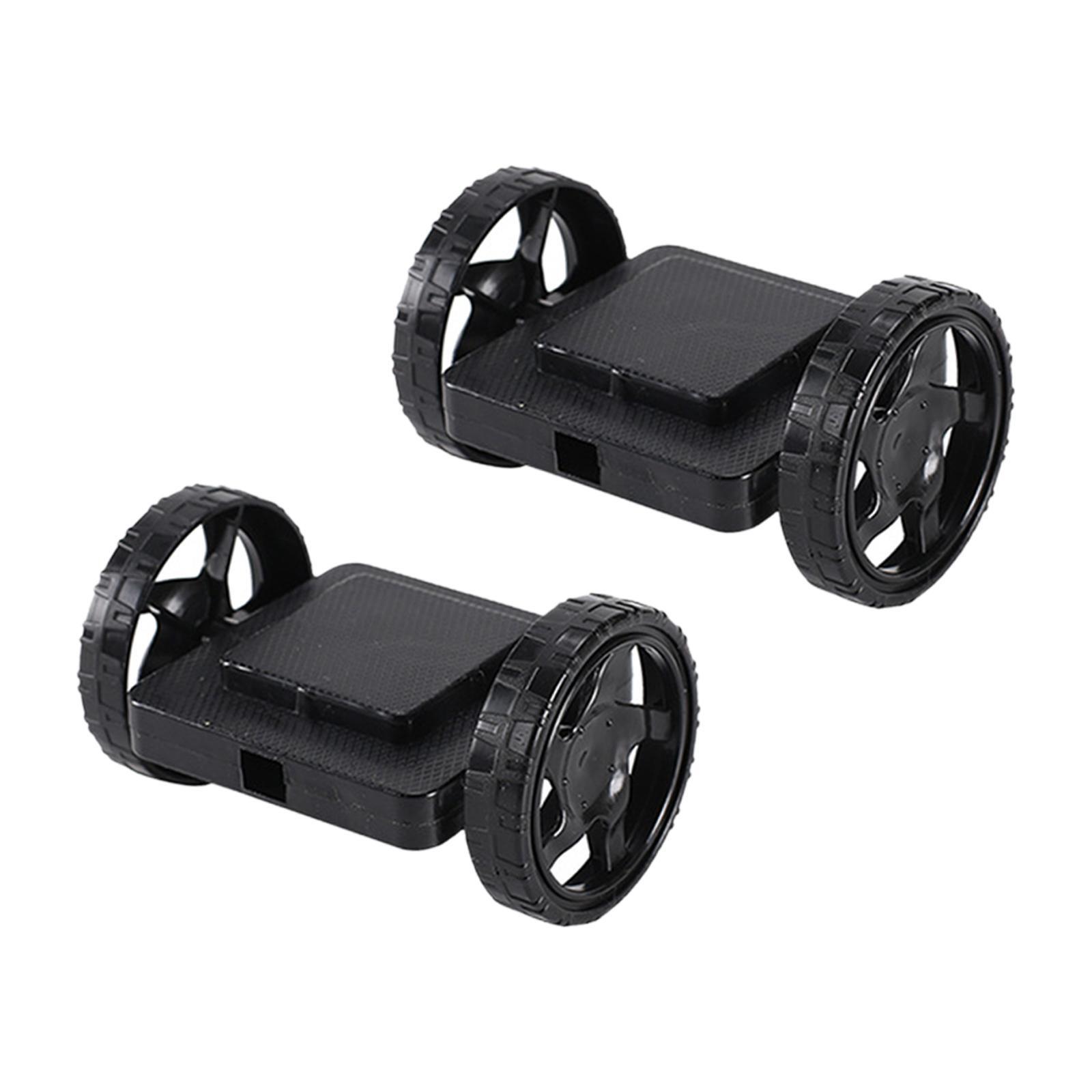 2x Magnetic Blocks Wheels Bases DIY Magnet Tile Accessory for Boys ...