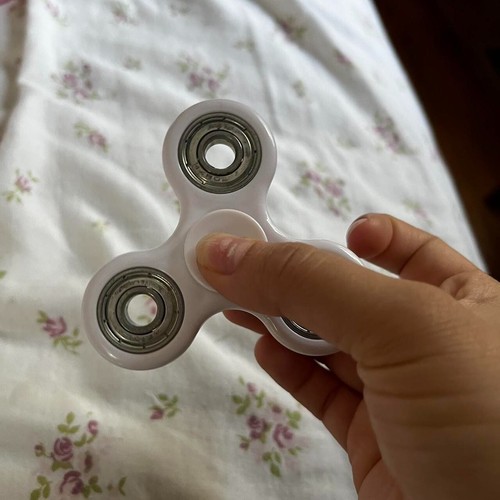 white fidget spinner stim toy | eBay