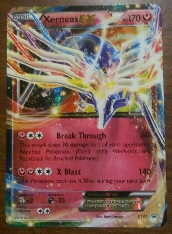 2014 Pokemon Full Art XY Promo Set Xerneas EX | eBay