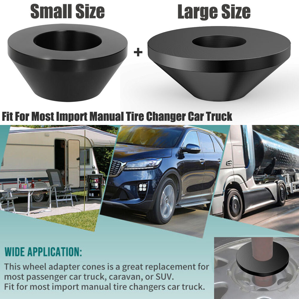 Centering Cone Large Manual Tire Changer , Billet Aluminum Upgrade ...