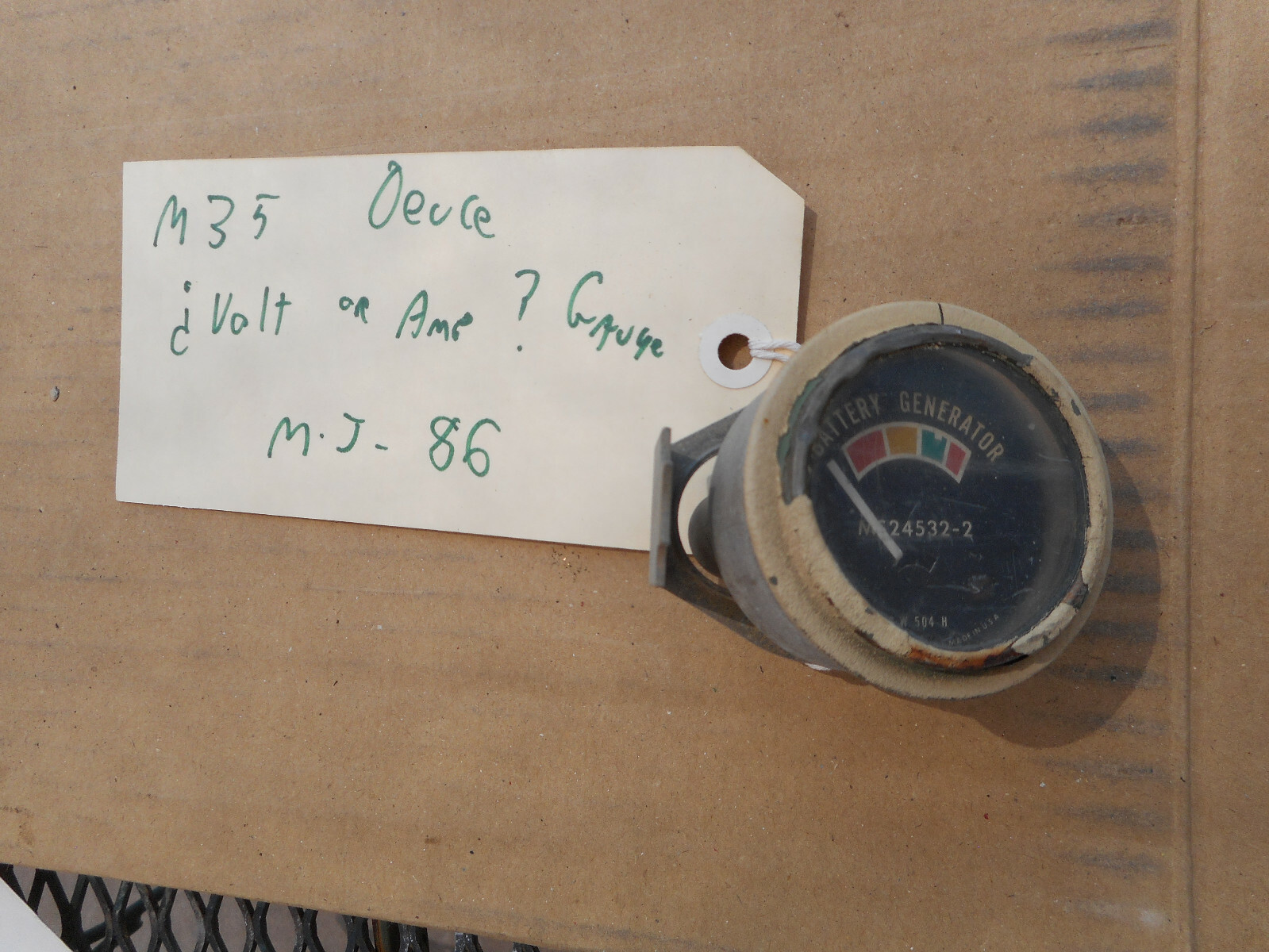 Military Truck M35 M35A2 M54 Deuce 5 Ton M35A2 ? 24 Volt Amp ? Battery ...