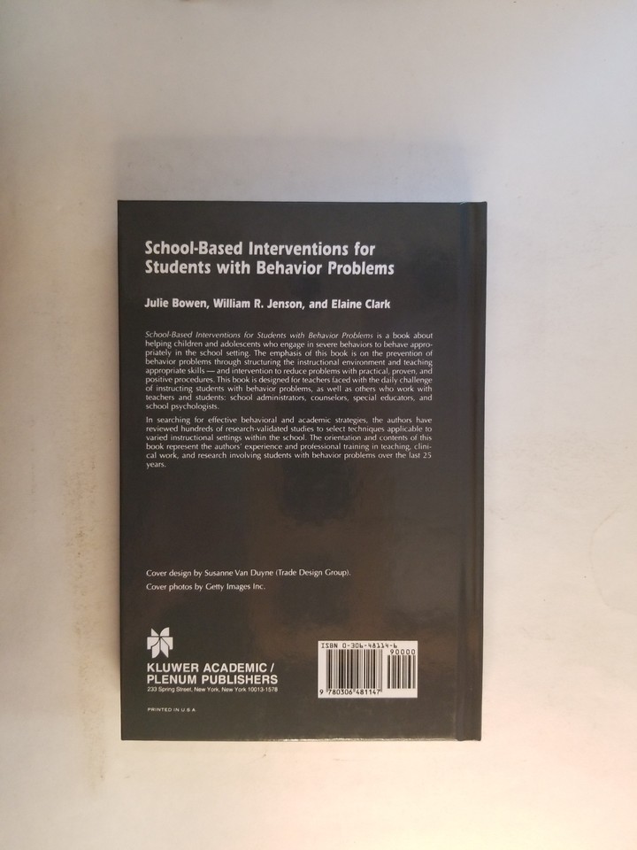 School-Based Interventions for Students with Behavior Problems ...