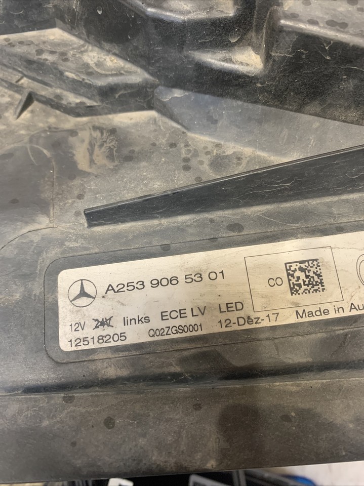 MERCEDES GLC X253 W253 LED HIGH PERFORMANCE P/S HEADLIGHT HEADLAMP ...