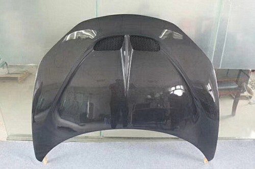 Real Carbon Fiber Front Hood Vented Bonnet Cover For Ferrari 458 Italia ...