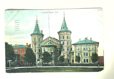 1909 Postcard Lowell Massachusetts Jail | eBay