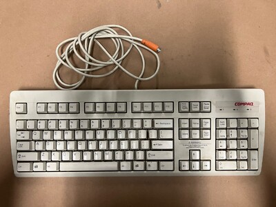 Vintage Compaq 166516-001 Wired Keyboard PS/2 | eBay