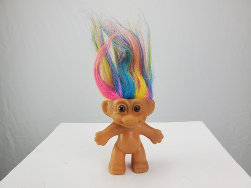 Russ Troll Doll 3” Rainbow Hair Vintage 1990’s | eBay