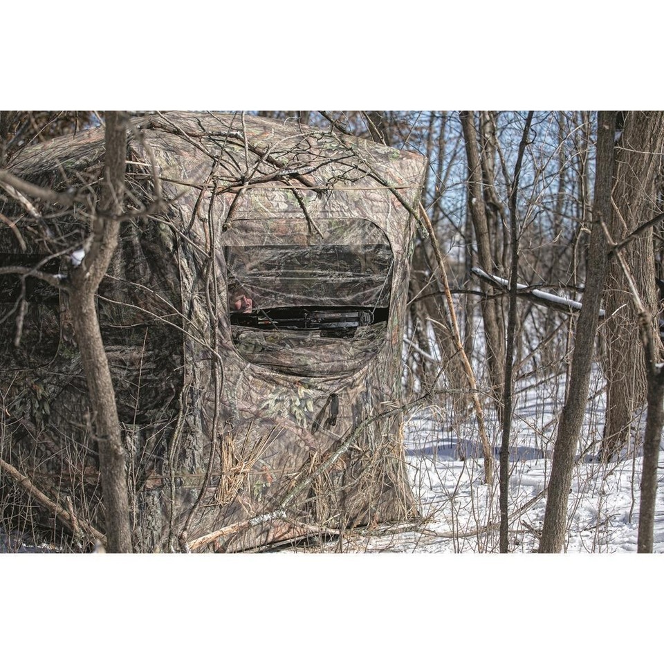 Insulated Ground Blind Hunting Snow Pole Outdoor Warm Camo Deer ...