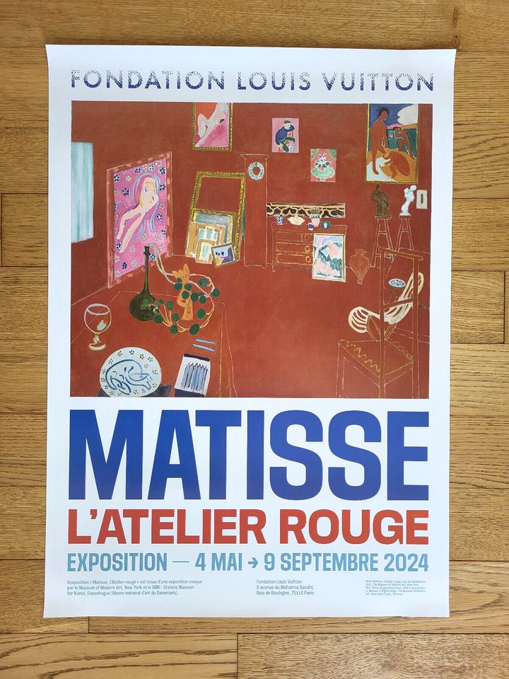 MATISSE - ORIGINAL EXHIBITION POSTER - ATELIER ROUGE - FONDATION ...