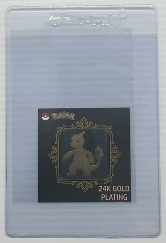 2023 Pokemon 24k Gold Plating Metal Sticker Charmeleon | eBay