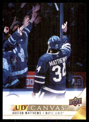 2022-23 Upper Deck UD Canvas Auston Matthews Toronto Maple Leafs #C76 | eBay