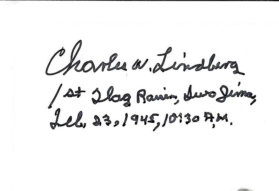 Charles Lindberg Won Silver Star For Bravery Inscribed Photograph At ...