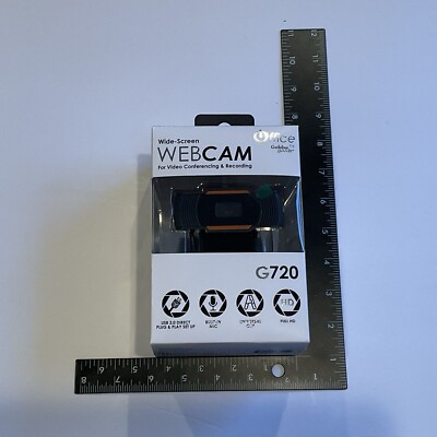 Webcam Gabba Goods Office Wide-Screen 720P HD with Built in Mic USB 2.0 ...